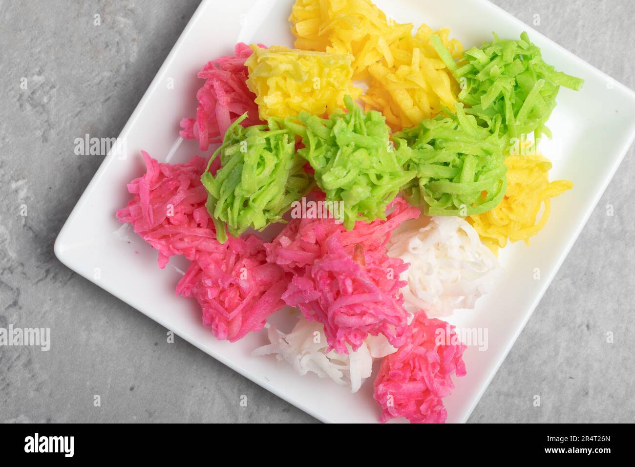 Pennueng Sweet Dried Coconut Stripe,coconut balls Thai dessert Mapraw ...