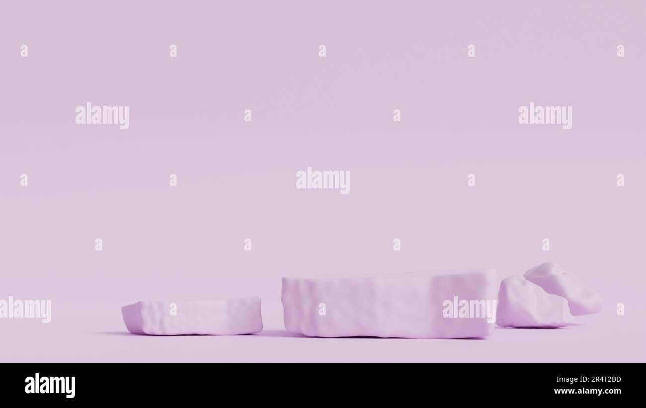 abstract background cobblestone ruins and broken blocks levitating ...