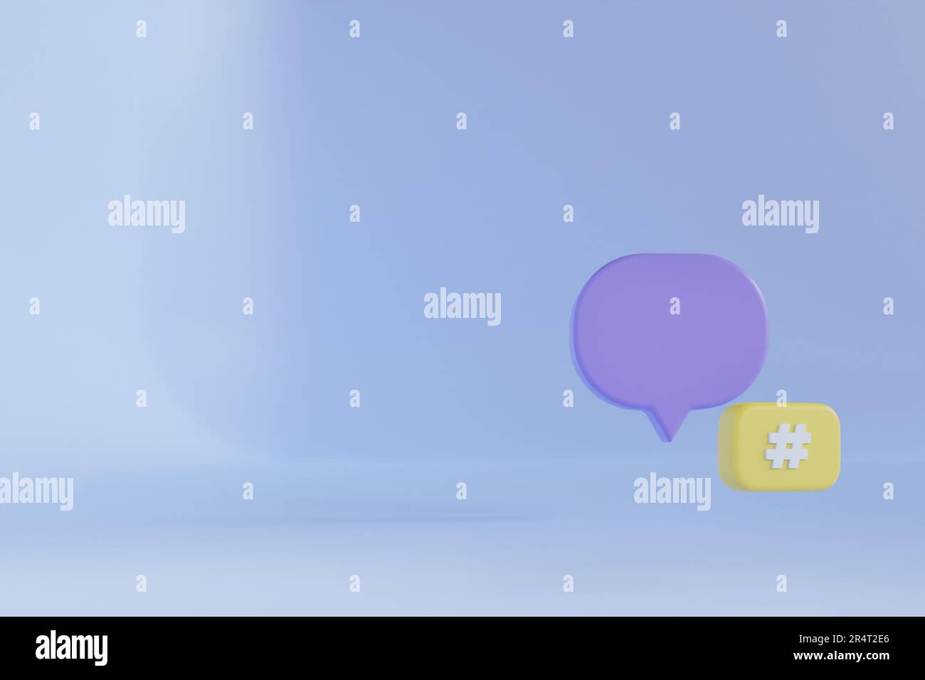 Speech bubbles.Blank 3D text bubbles for business design, discussion ...