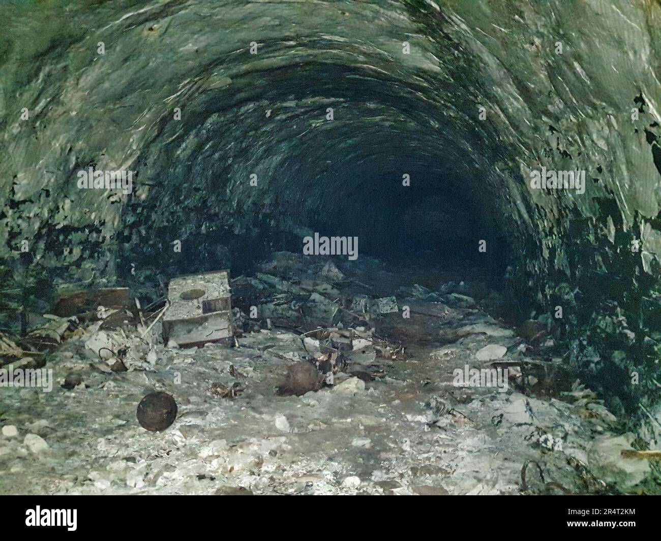 V 2 underground production facility, remains of a miracle weapon Stock ...