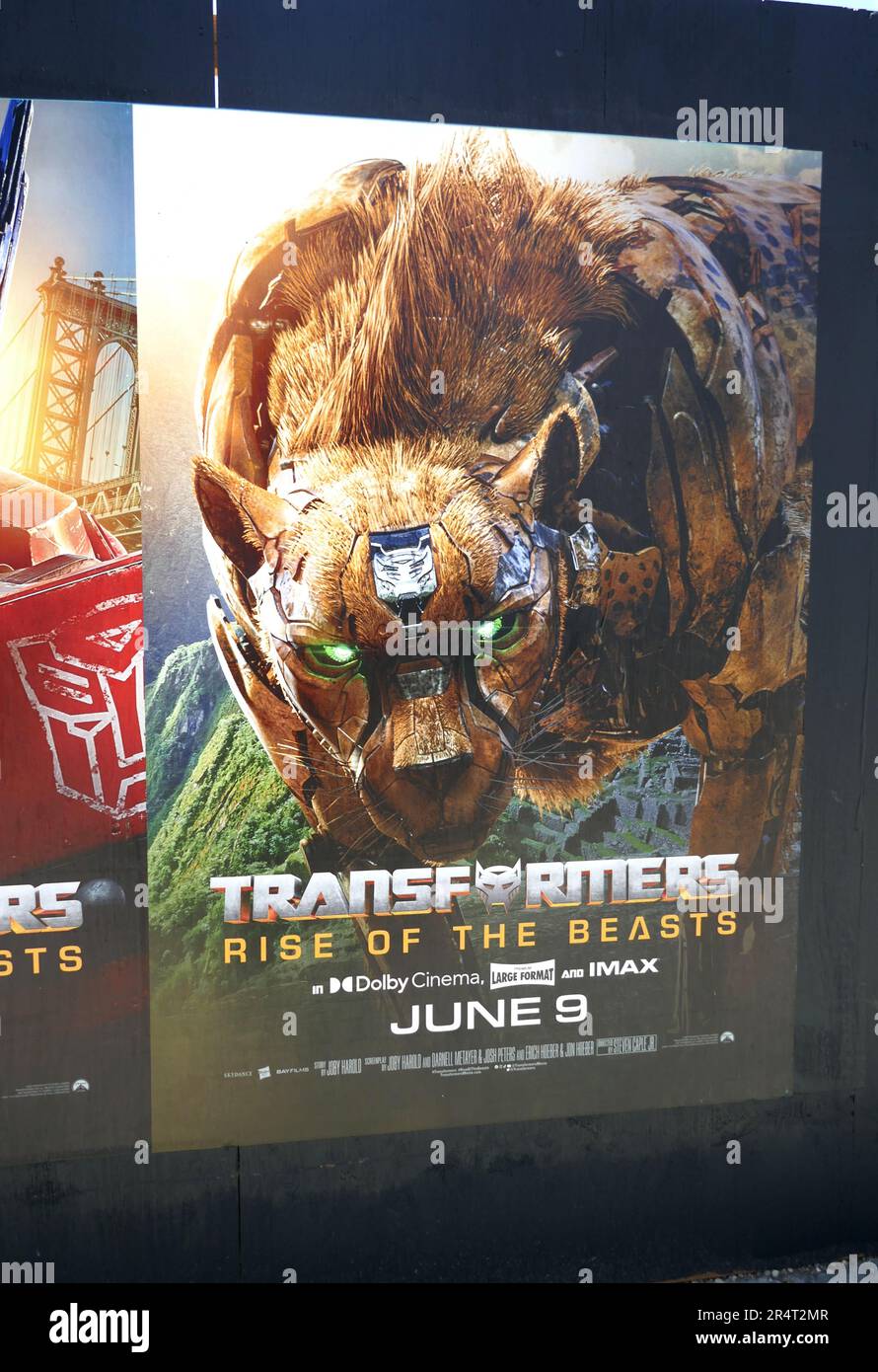 Los Angeles, California, USA 27th May 2023 Transformers Rise of the ...