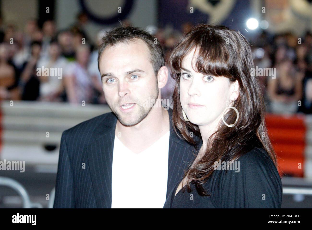 Les Hill and guest The premiere of Death Defying Acts at the State ...