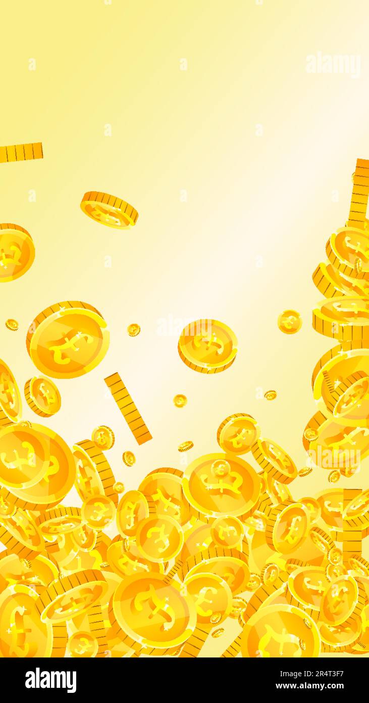 Money british falling Stock Vector Images - Alamy