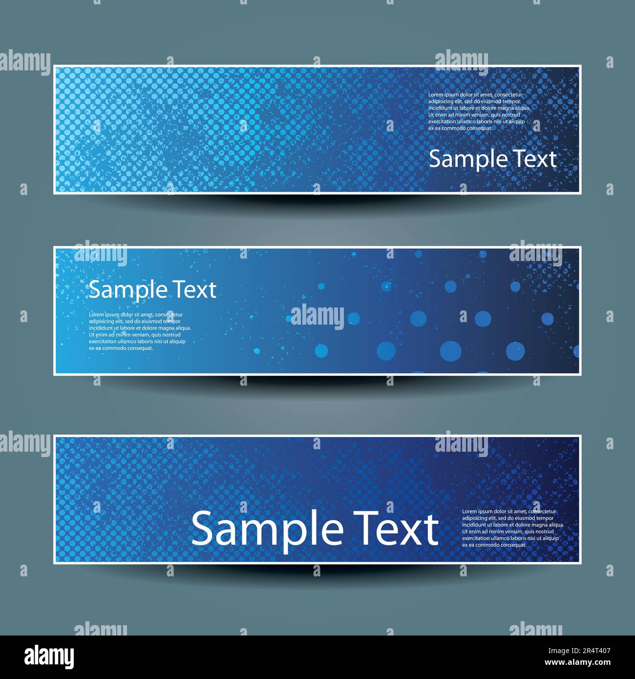 Banner header designs blue Stock Vector Images - Alamy