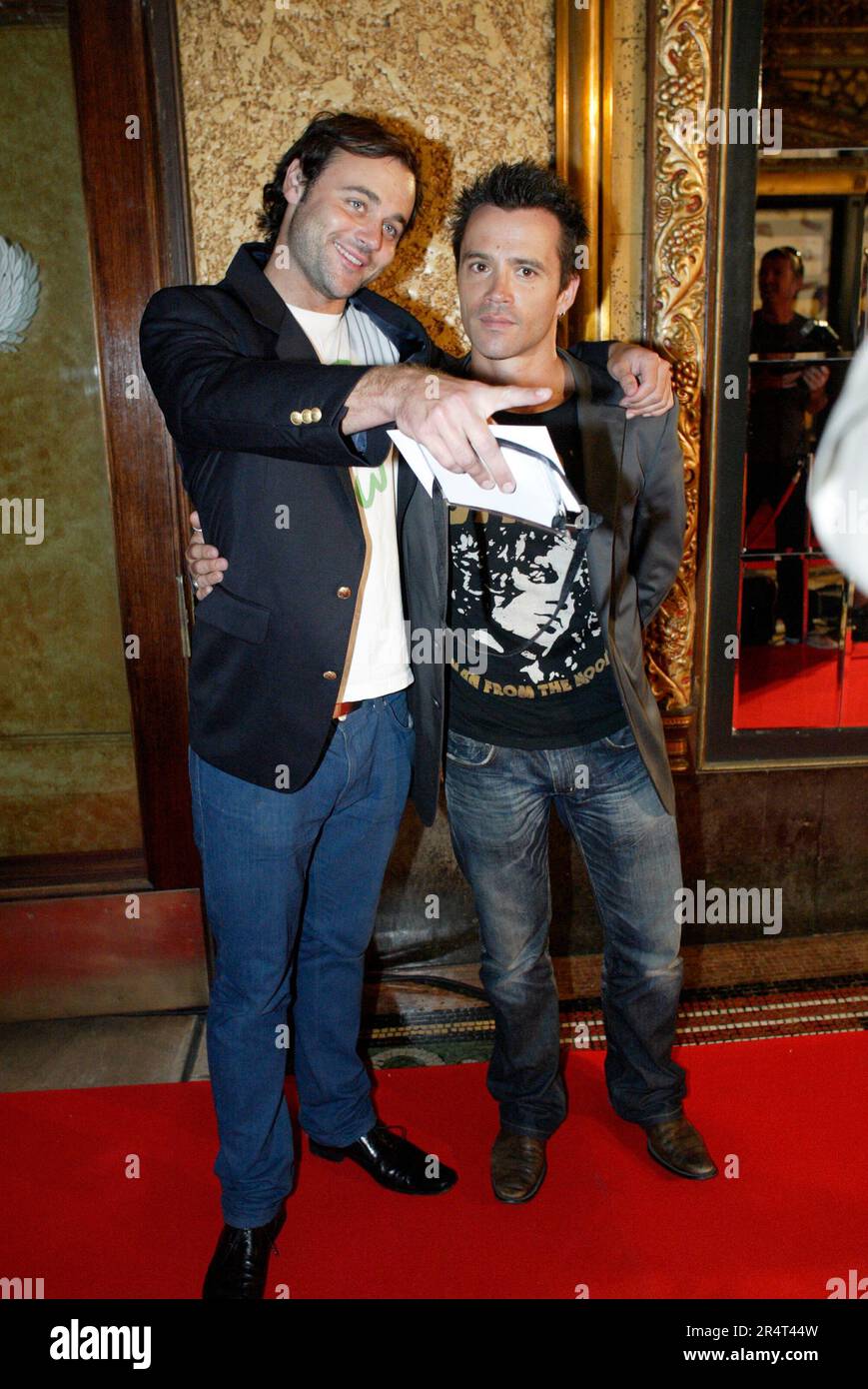 Underbelly castmembers The premiere of Death Defying Acts at the State ...