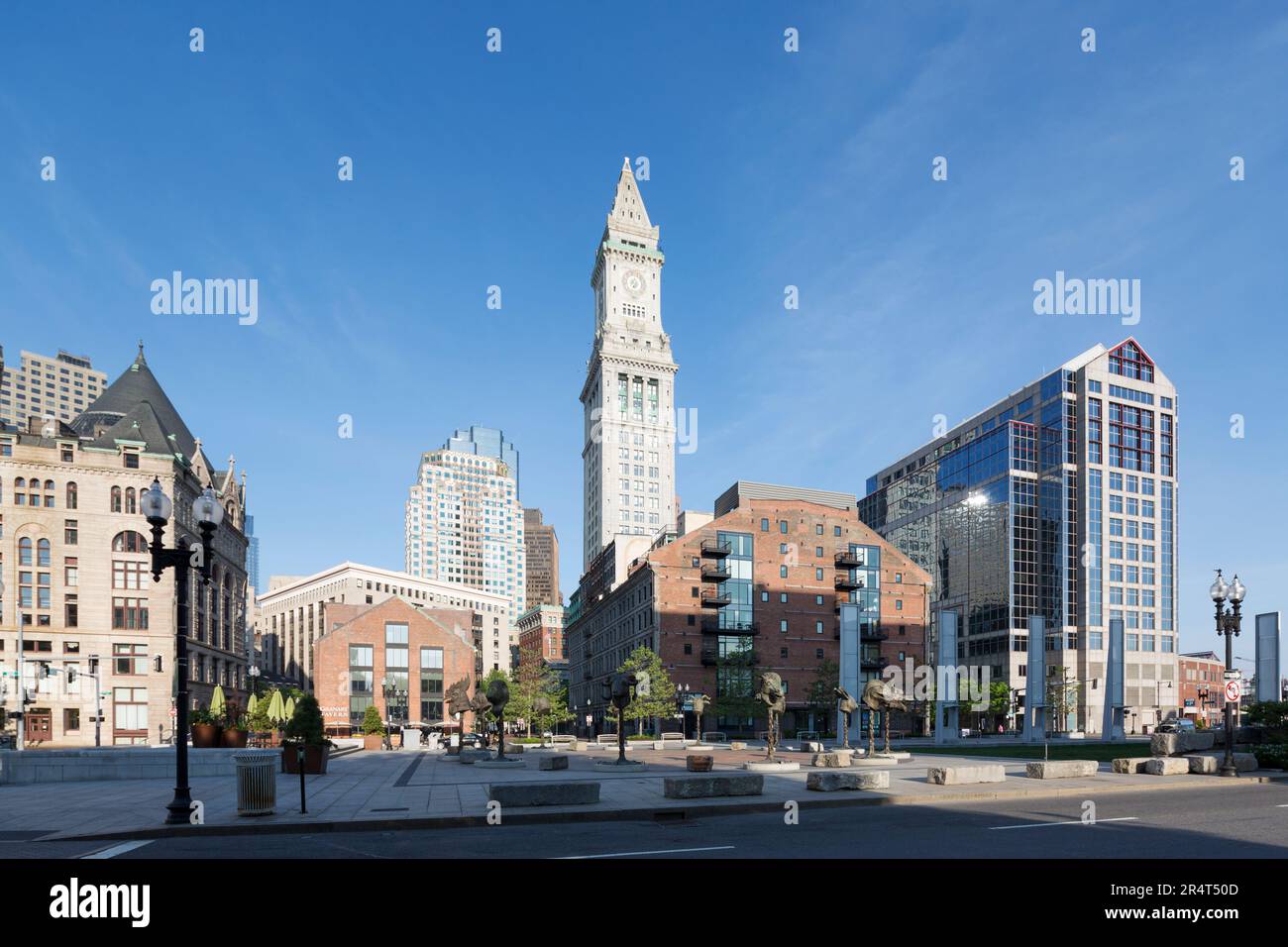 USA, Massachusetts, Boston, Custom House Clock Tower Stock Photo - Alamy