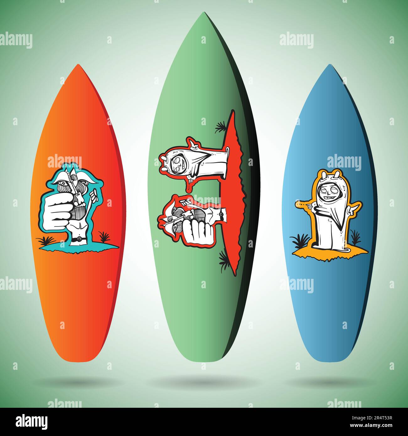Cool surfing designs hi-res stock photography and images - Alamy