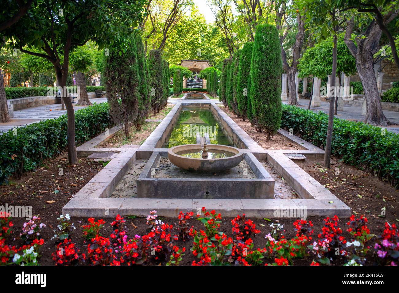 Palma Mallorca the fountains and gardens of S'Hort del Rei the Kings ...