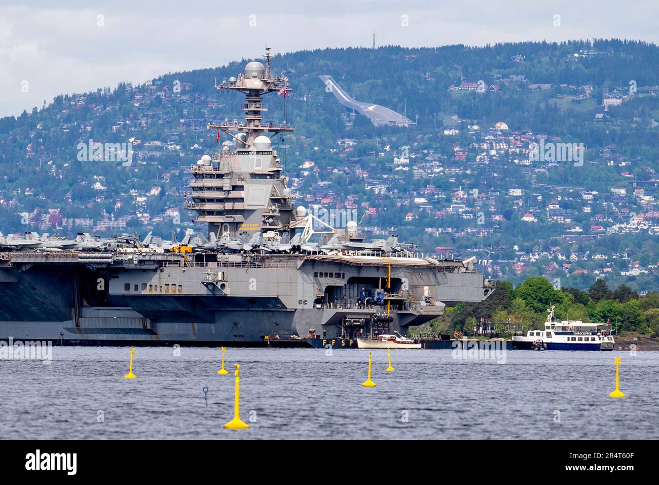 Oslo 20230526.Crown Prince Haakon visiting the American aircraft ...