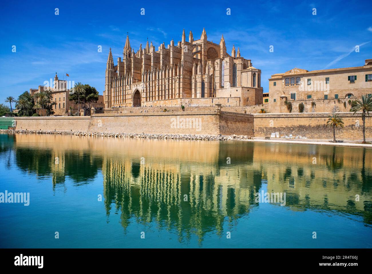 Cathedral of Santa Maria Palma Majorca in the Old Town of Palma de ...