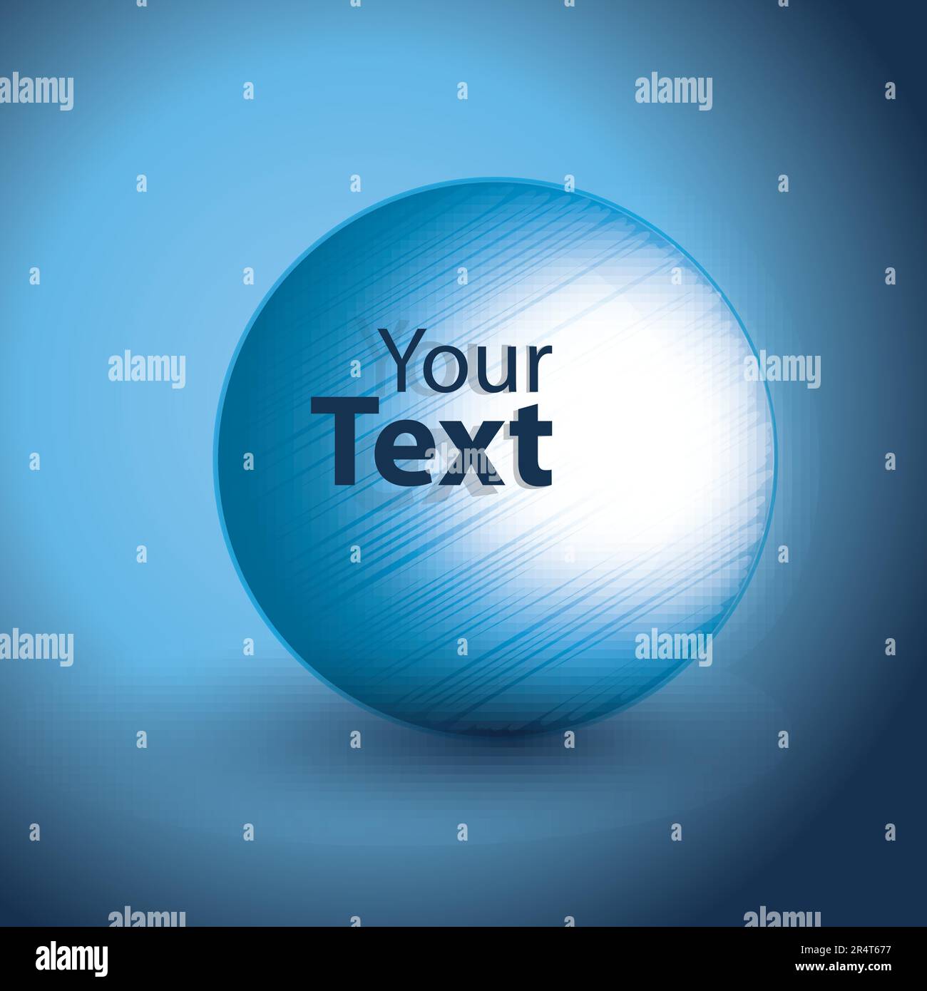 Big Blue Speech Bubble Illustration Stock Vector Image & Art - Alamy