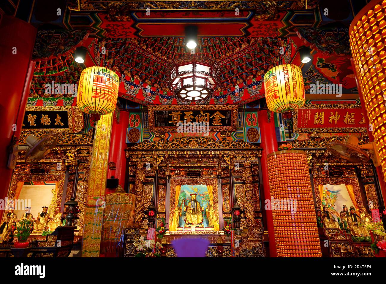 The Da Longdong Baoan Temple completed in 1831 dedicated to Bao Sheng ...