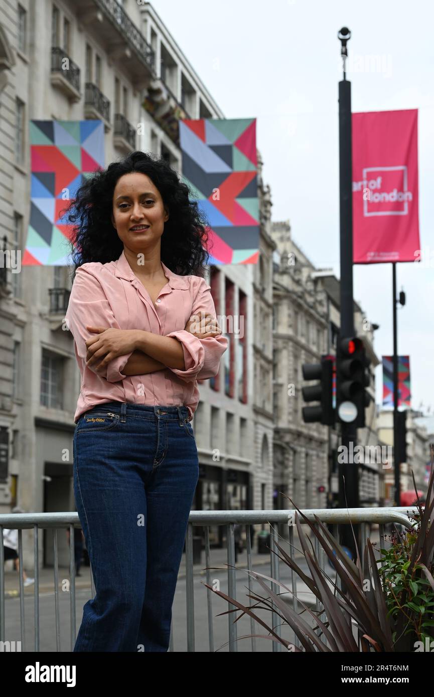 Piccadilly, London, UK. 30th May, 2023. Artist Rana Begum to unveils ...