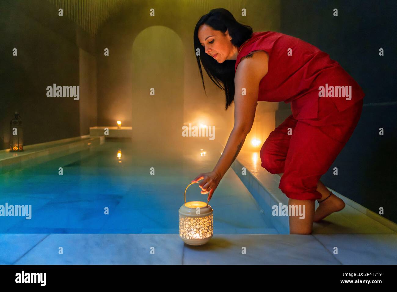 Palma de Mallorca, Banys Arabs Arab Baths hamman Al Andalus, Majorca ...