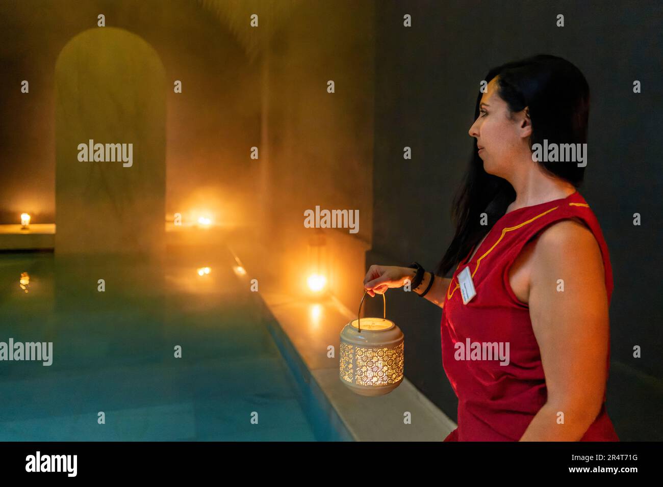 Palma de Mallorca, Banys Arabs Arab Baths hamman Al Andalus, Majorca ...