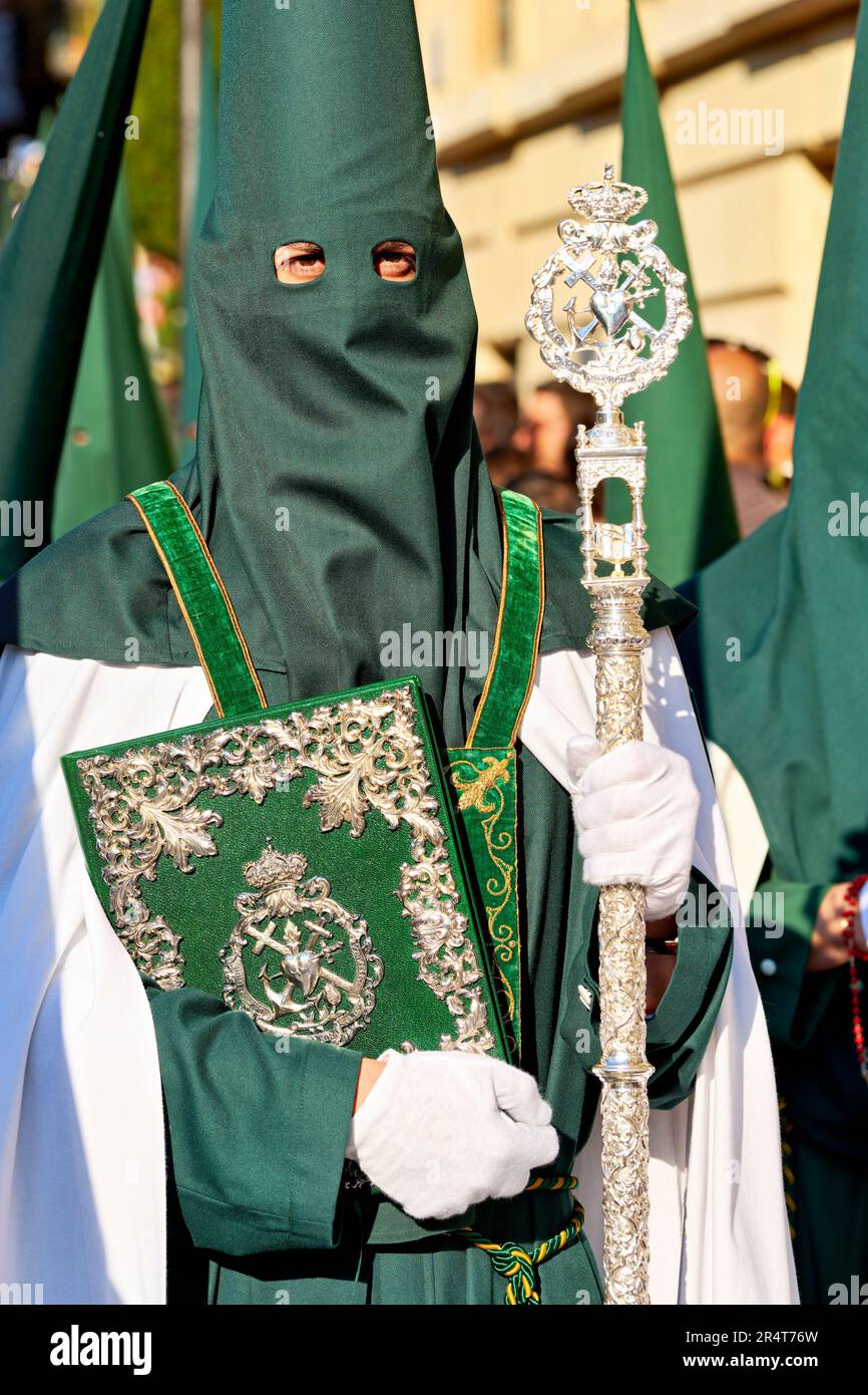 Andalusia Spain. Procession at the Semana Santa (Holy week) in Granada ...