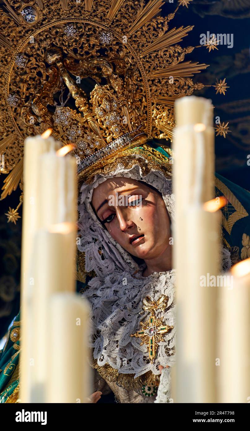 Andalusia Spain. Procession at the Semana Santa (Holy week) in Granada ...