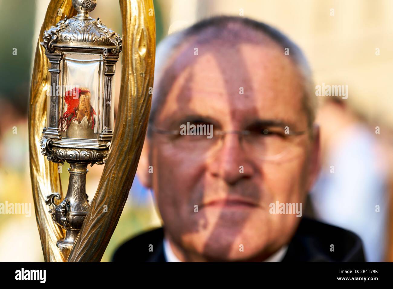 Andalusia Spain. Granada. Procession at the holy week (semana santa ...