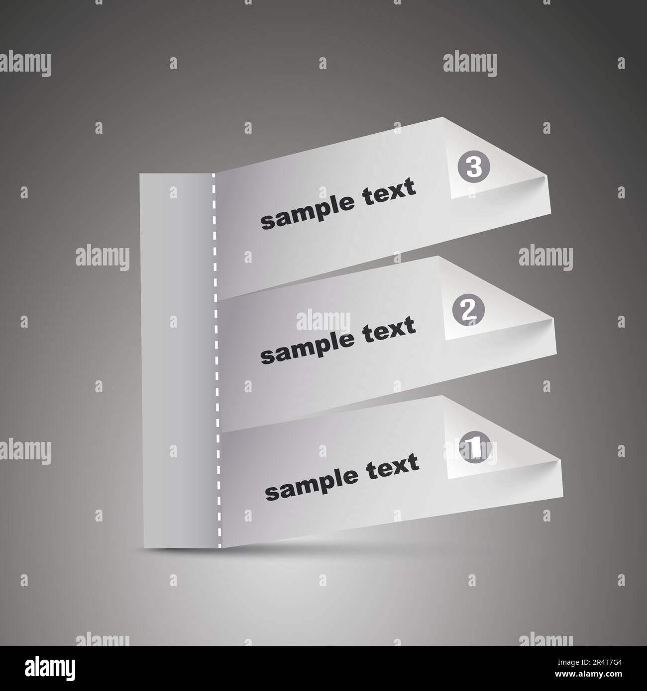 Origami numbers Stock Vector Images - Alamy