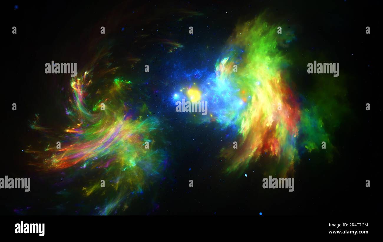 galaxy Space scene with planets, stars and galaxies. Banner galaxies ...