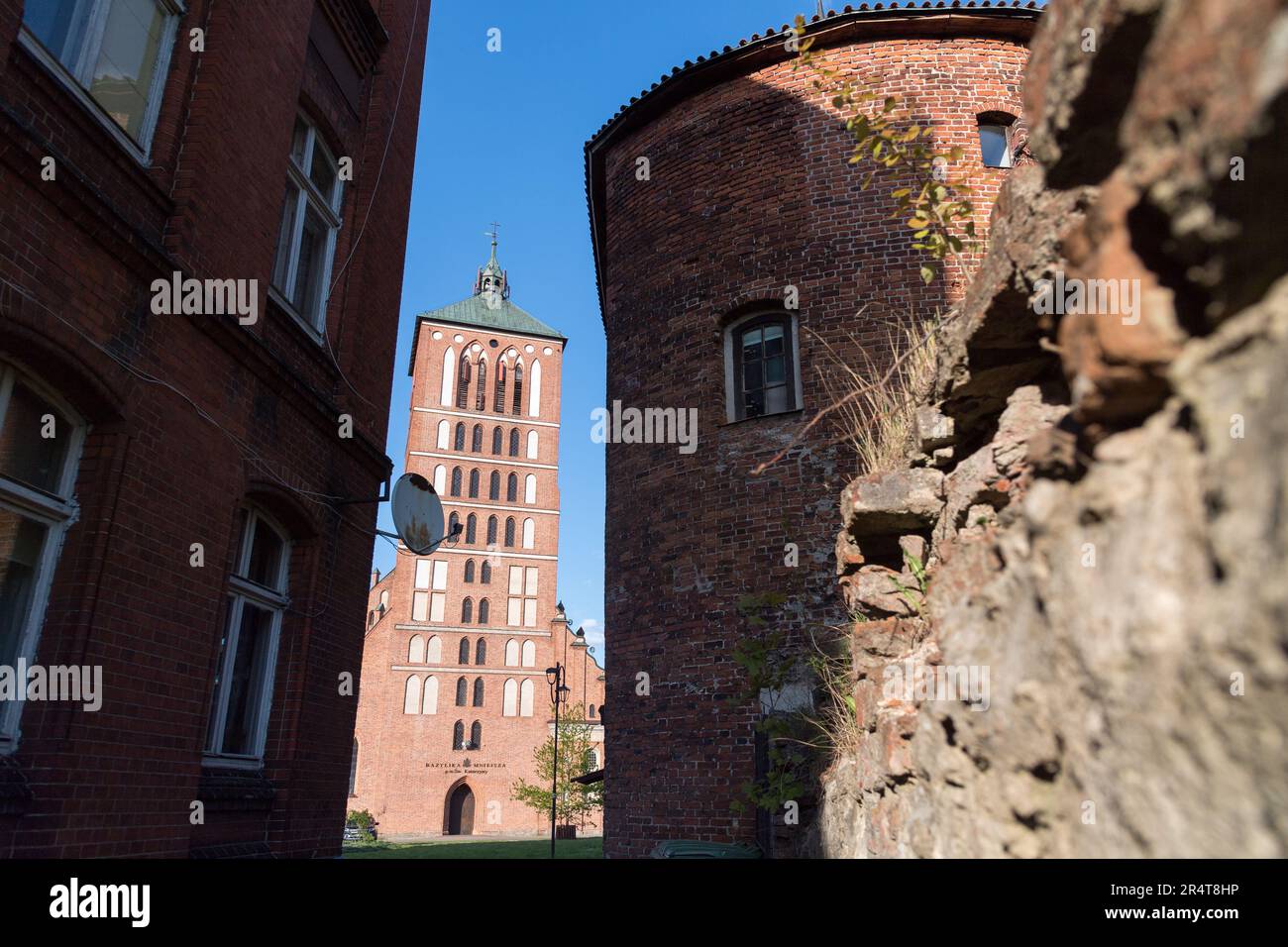 Braniewo city walls hi-res stock photography and images - Alamy