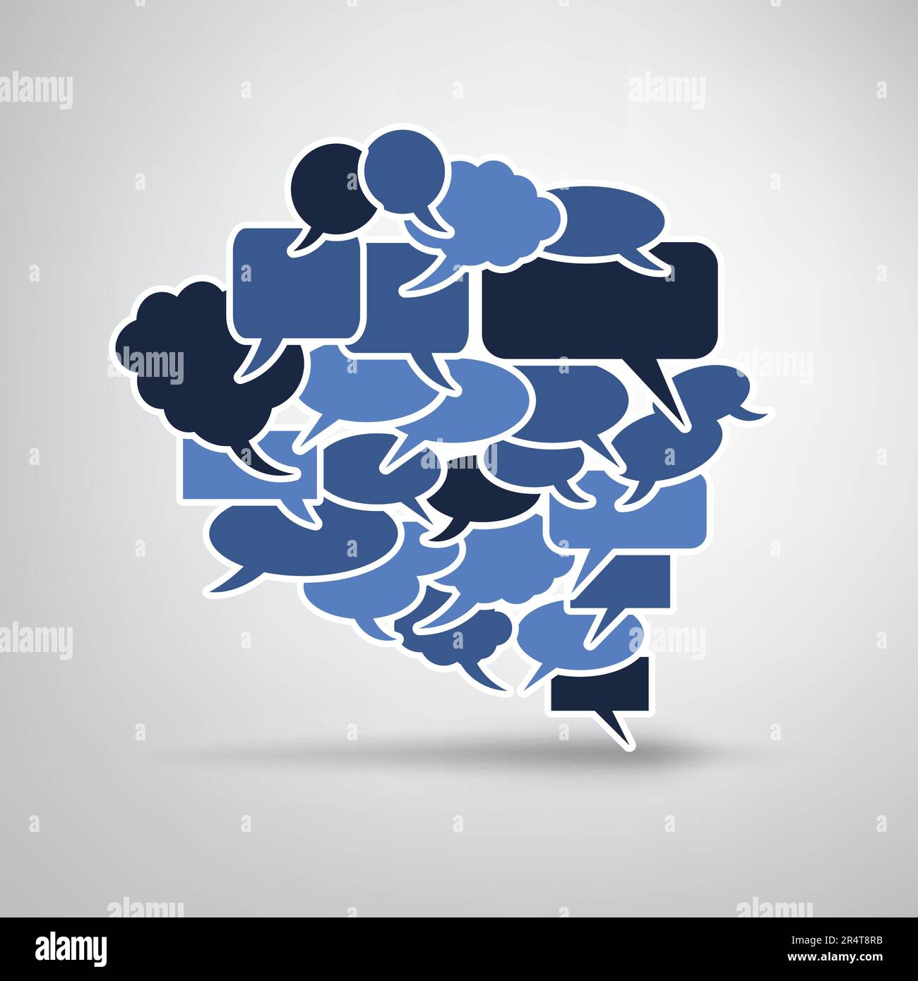 Big collection speech bubbles Stock Vector Images - Alamy