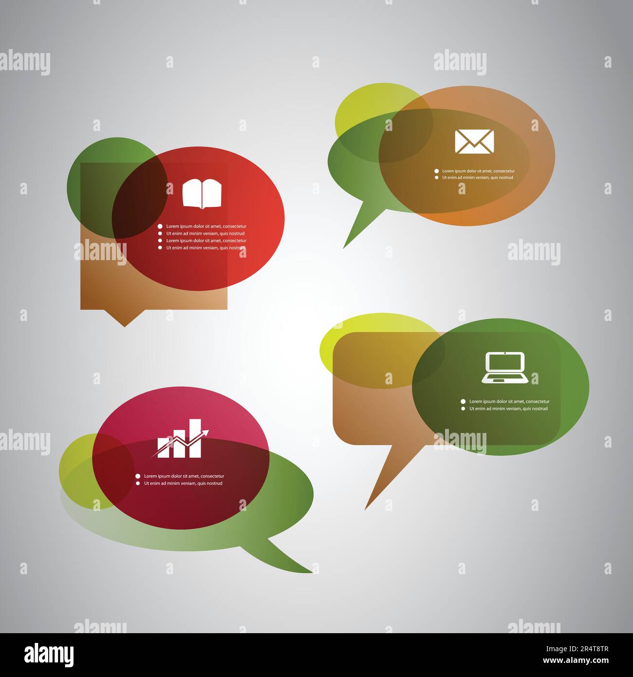 Colorful Speech Bubble Designs Stock Vector Image & Art - Alamy