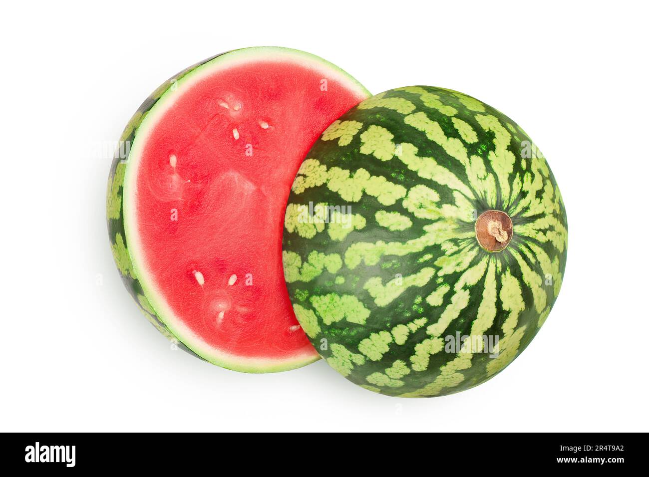Seedless sliced watermelon Cut Out Stock Images & Pictures - Alamy