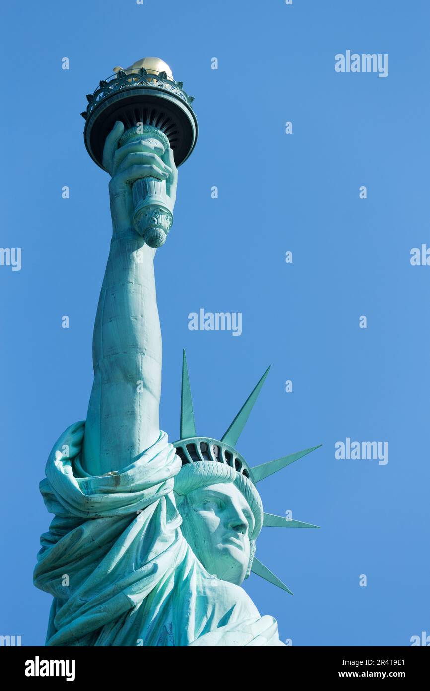 US, New York, Miss Liberty on Liberty Island Stock Photo - Alamy
