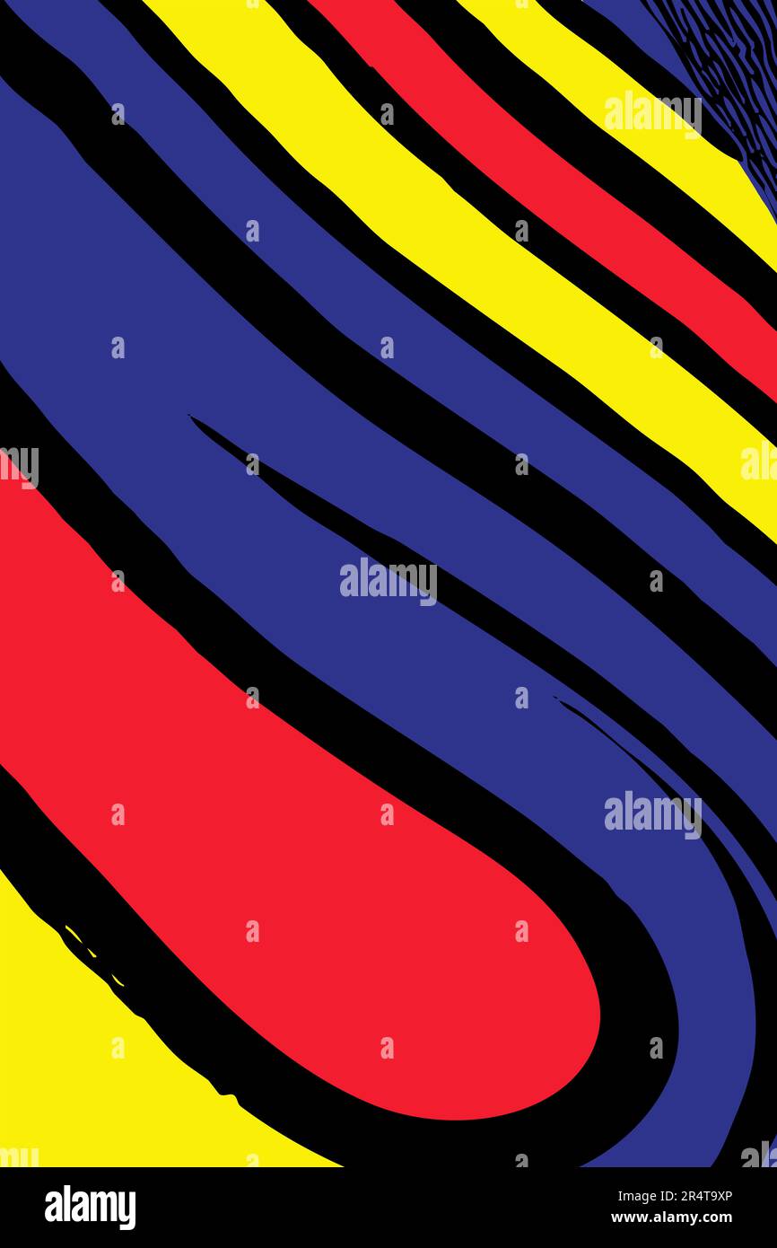 Abstract illustration. Geometric shapes. Design of clothing, textiles ...