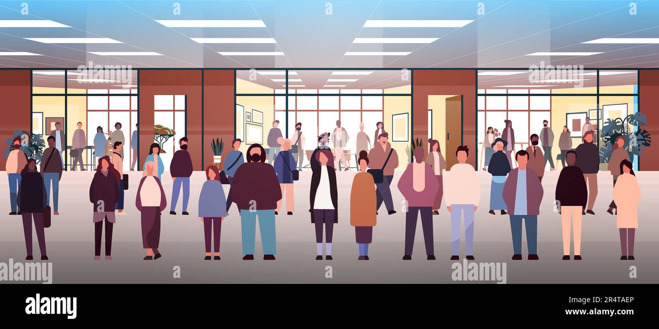 Crowd of office workers party hi-res stock photography and images - Alamy