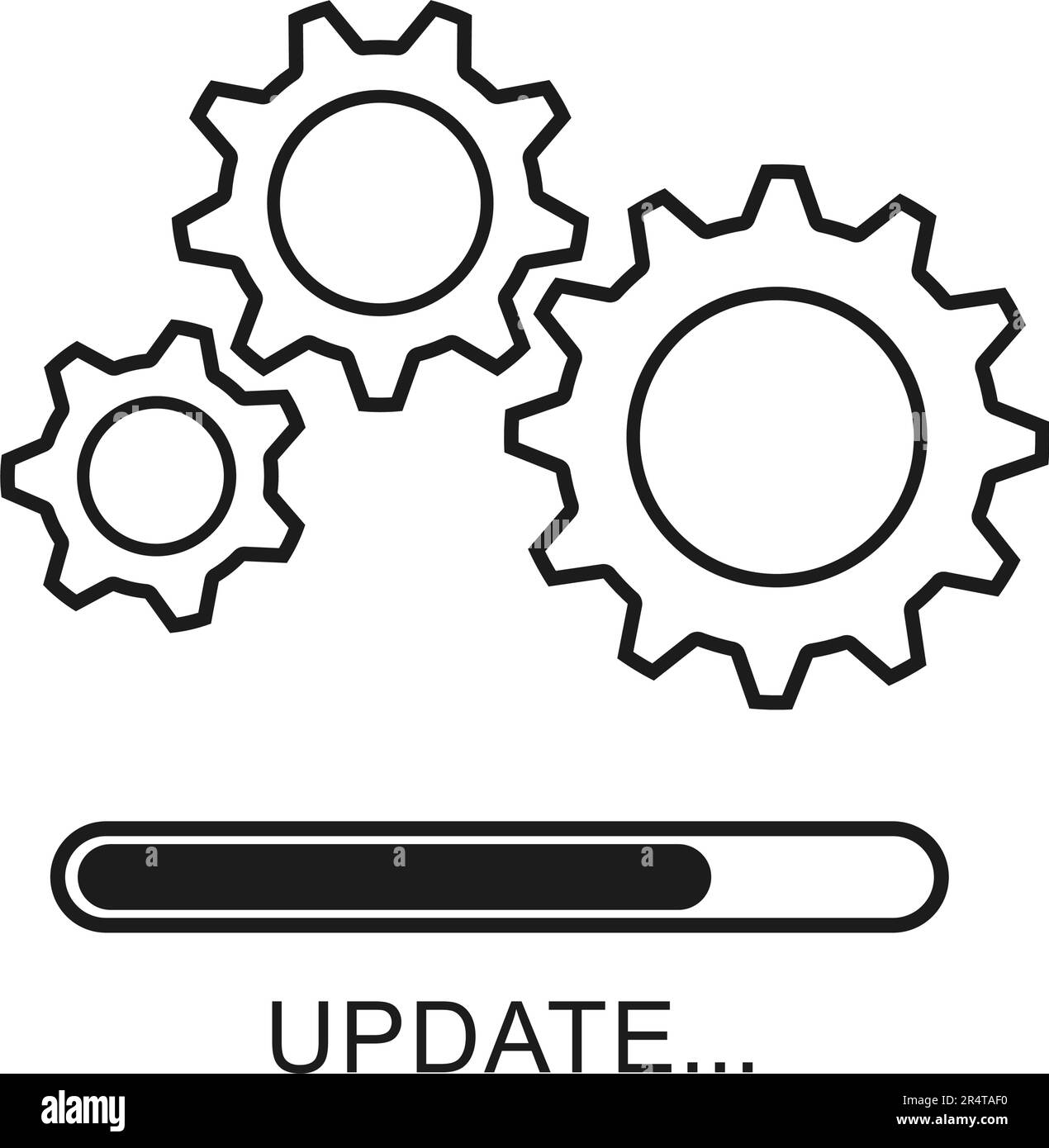 Installing software update Stock Vector Images - Alamy