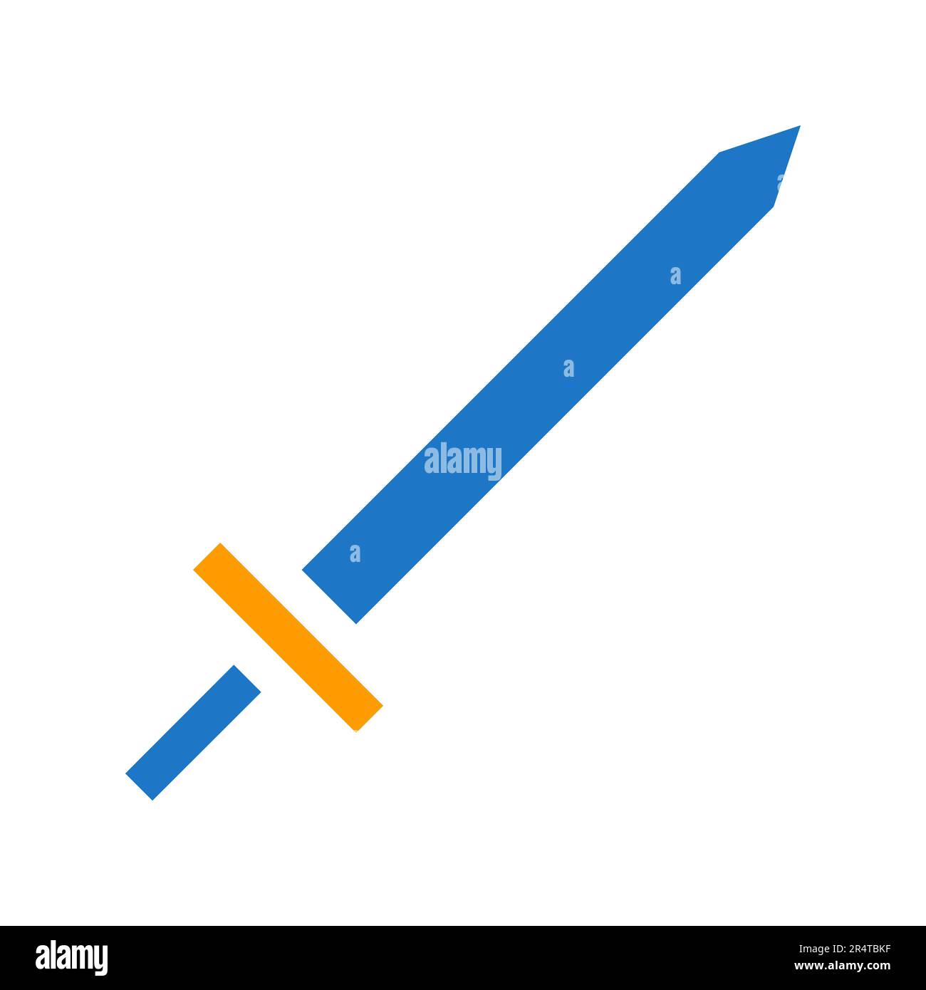 Blue crossed swords Stock Vector Images - Alamy