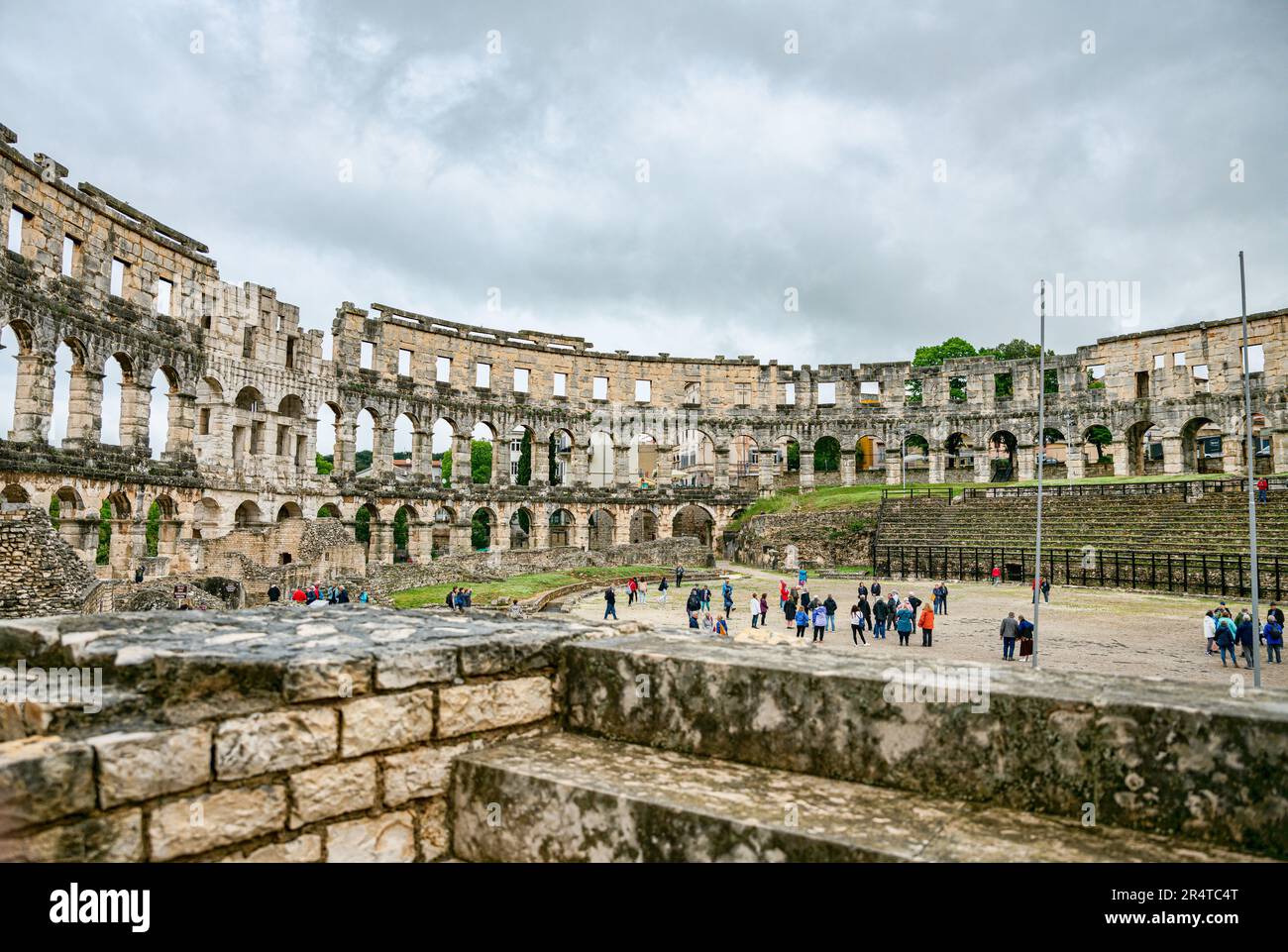 the arena in Pula in croatia, like the colloseum Stock Photo - Alamy