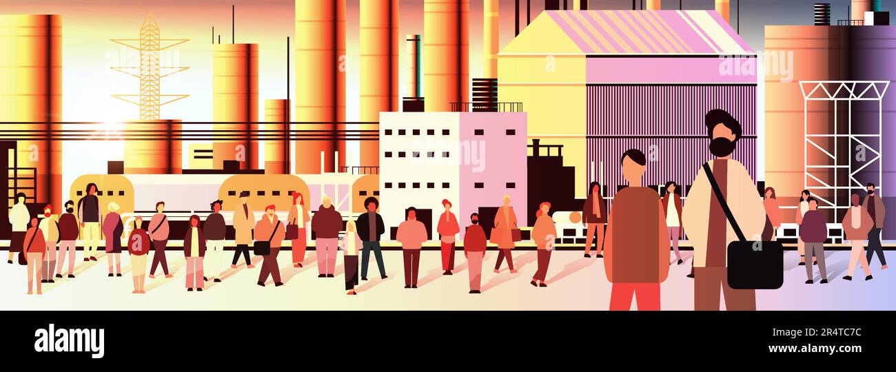 people group walking outdoor mix race men women citizens crowd going ...