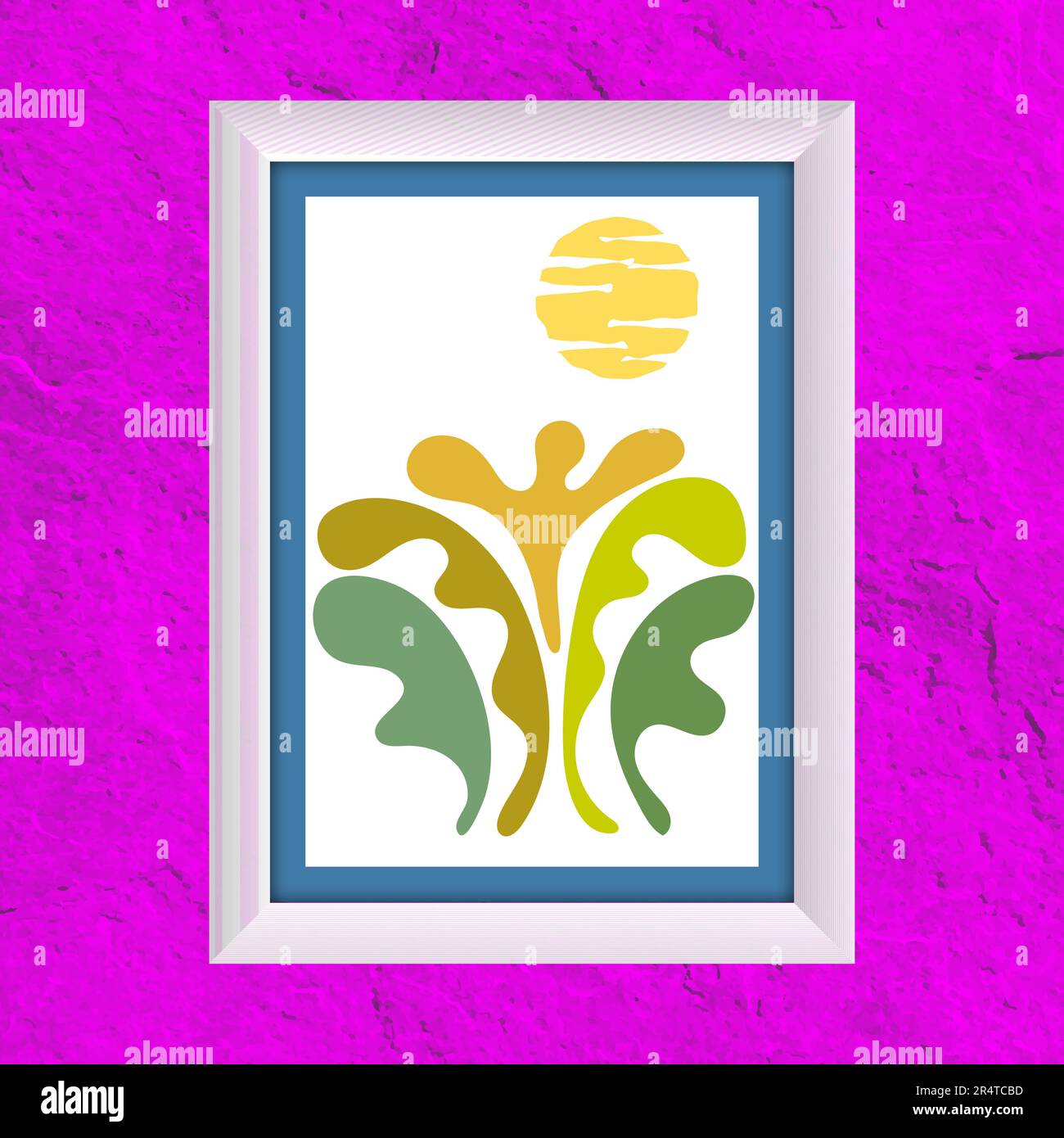 Fine art of abstract style. The layout of a painting, poster, poster or ...