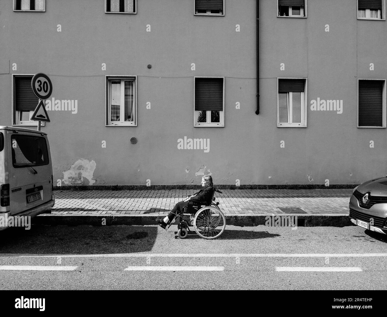 Disabled age Black and White Stock Photos & Images - Alamy