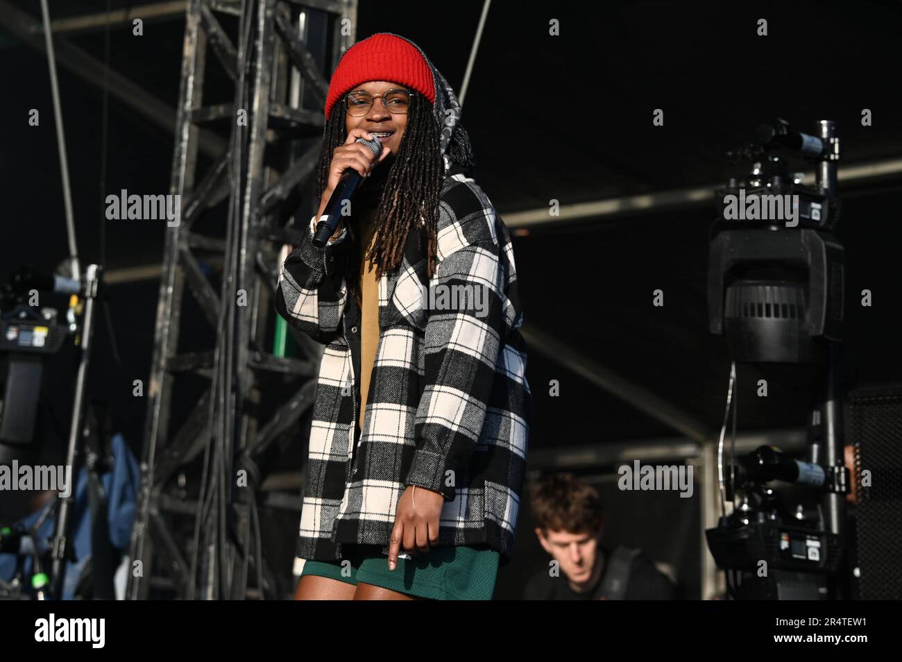 London, UK. 29th May, 2023. Koffee performs at the City Splash Festival ...