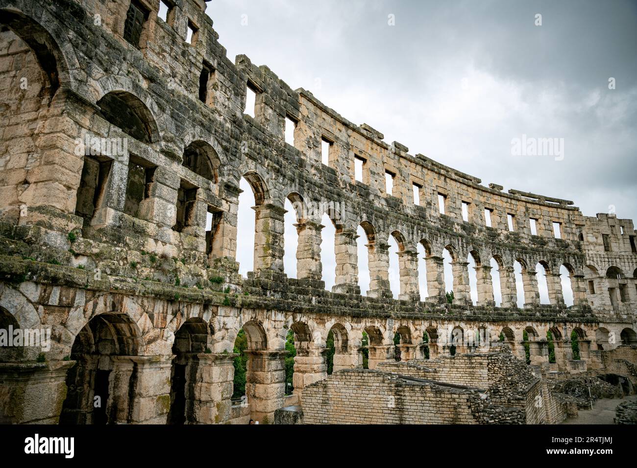 the arena in Pula in croatia, like the colloseum Stock Photo - Alamy