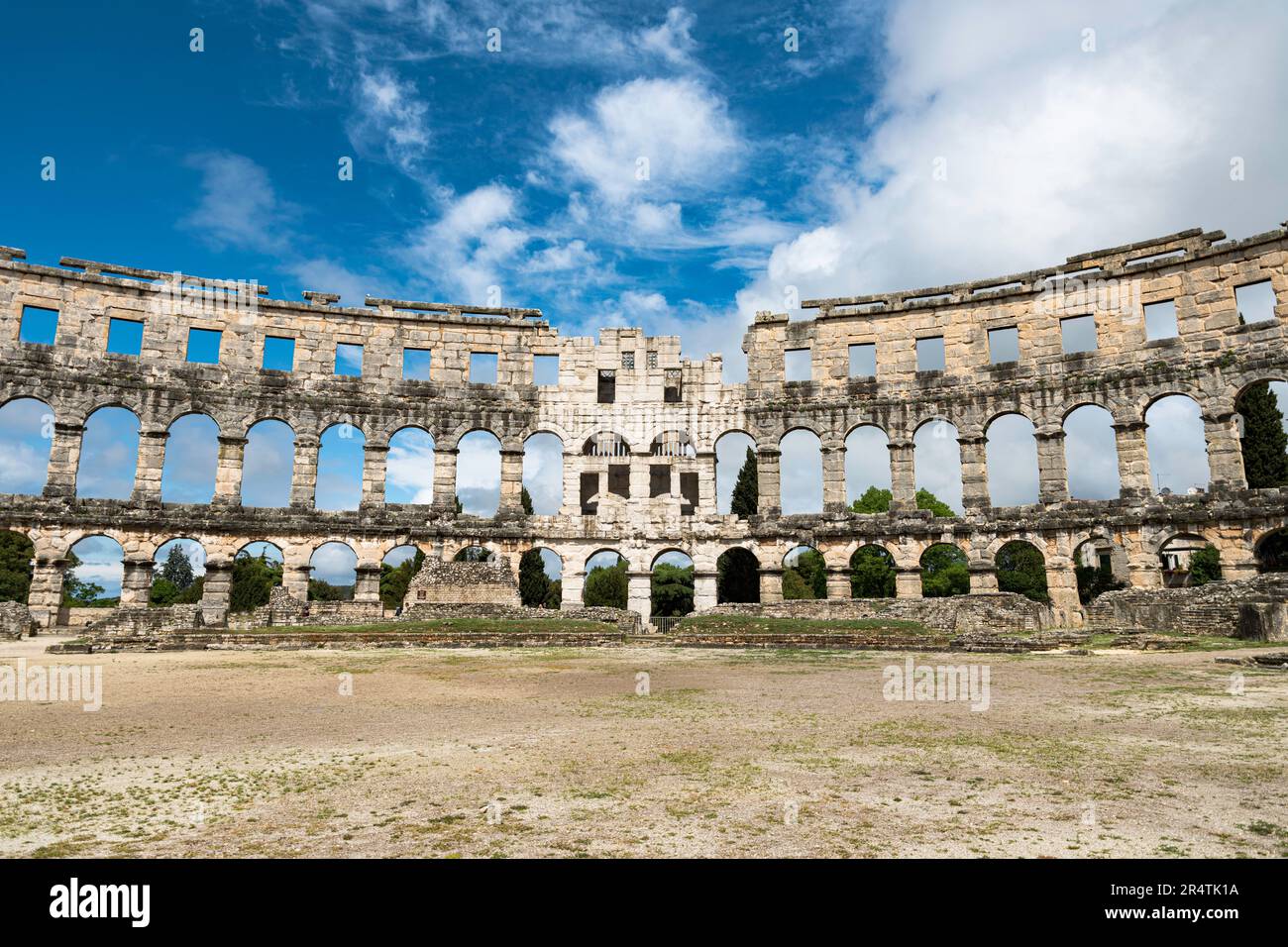 the arena in Pula in croatia, like the colloseum Stock Photo - Alamy