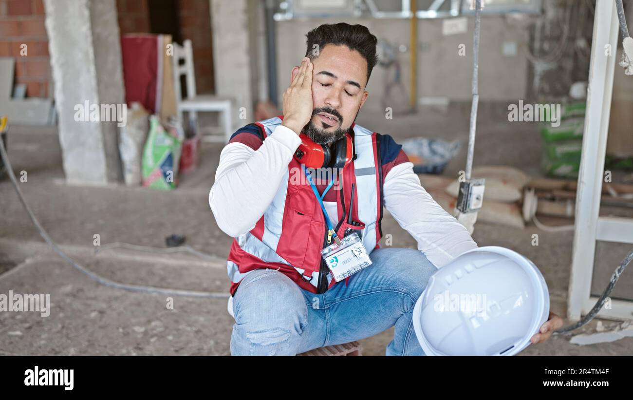 Portrait tired young male designer hi-res stock photography and images ...