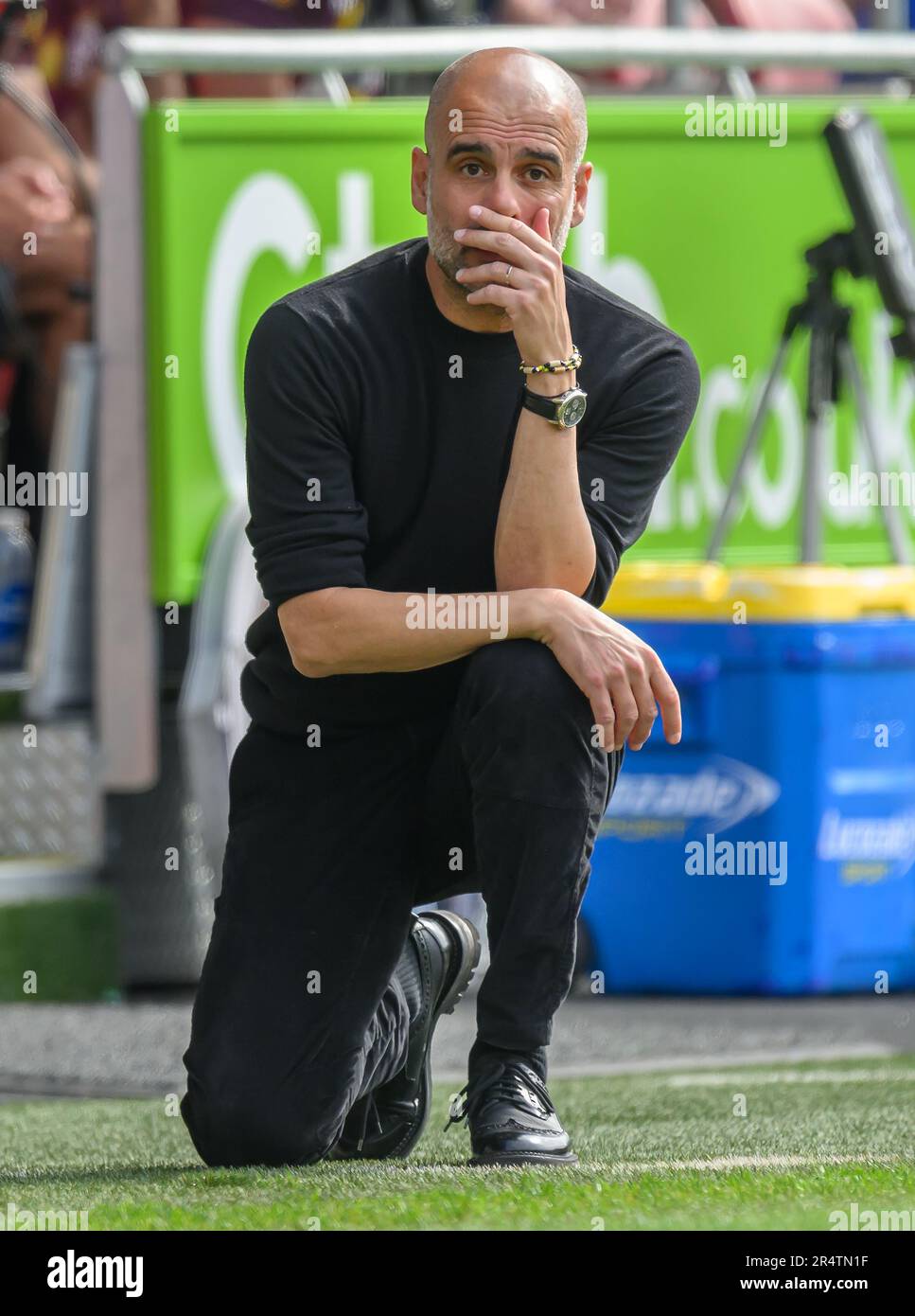 London, UK. 28th May, 2023. 28 May 2023 - Brentford v Manchester City ...