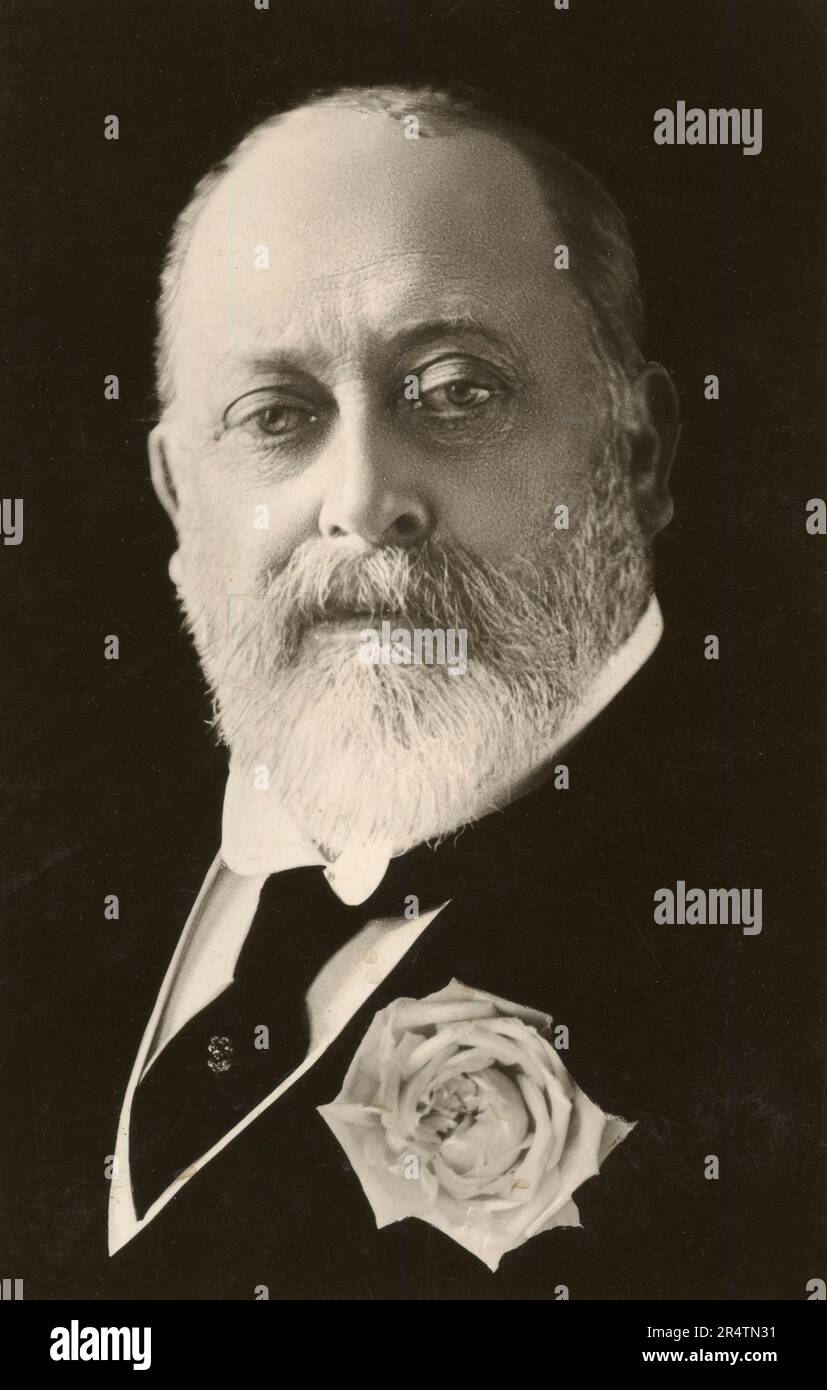 Portrait of King Edward VII of England, 1900s Stock Photo - Alamy
