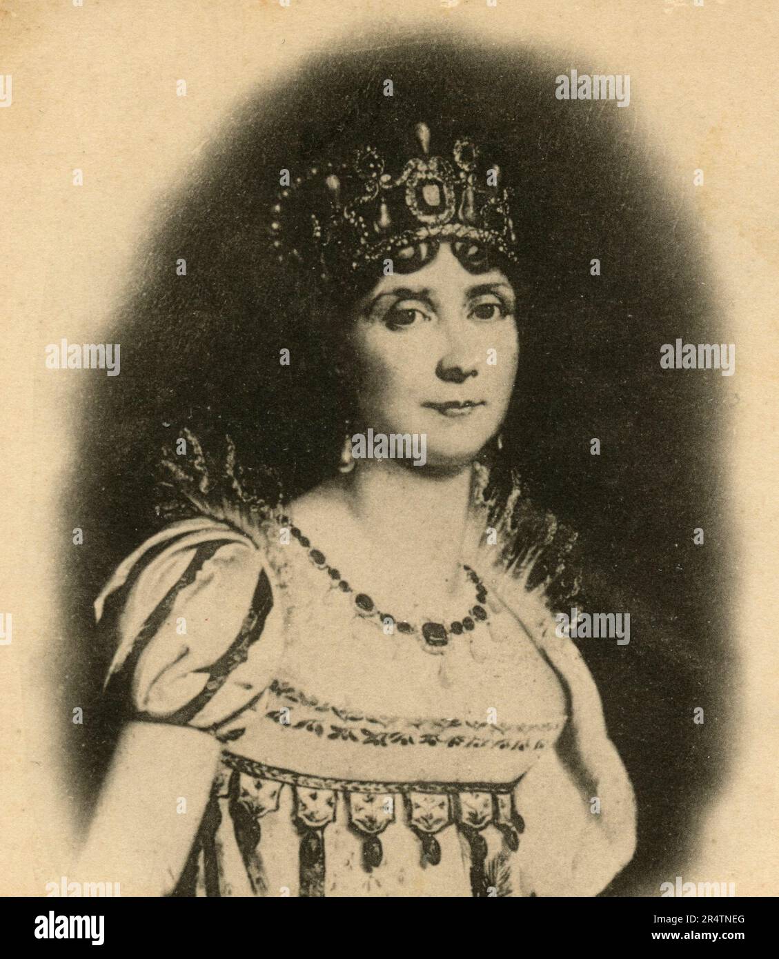 Portrait of French Empress Josephine, wife of Napoleon, France 1904 ...