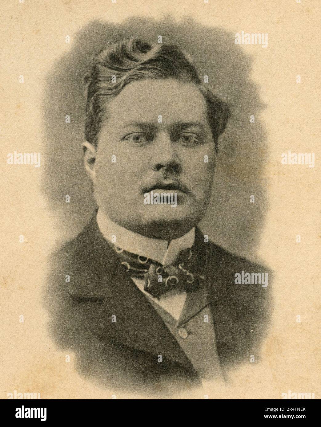 Italian poet and literary critics Francesco Pastonchi, 1900s Stock ...