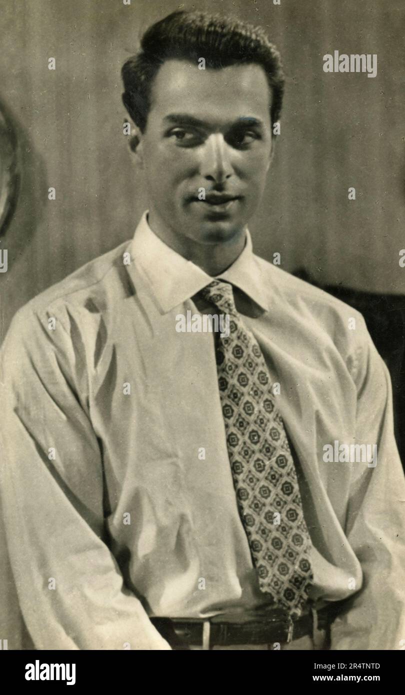 Italian actor Antonio Cifariello, 1950s Stock Photo - Alamy