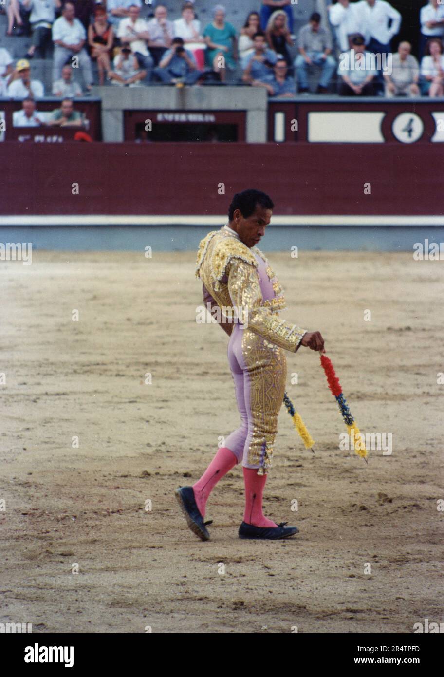Bullfighting: Matador in the arena for a corrida, Spain 1970s Stock ...