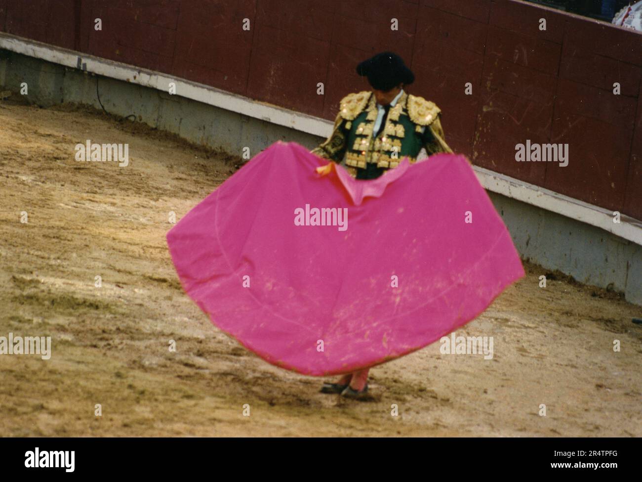 Bullfighting: Banderillero in the arena for a corrida, Spain 1970s ...
