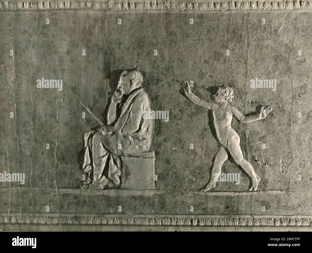 Stucco from the 1st Century AD in the underground Basilica of Porta ...