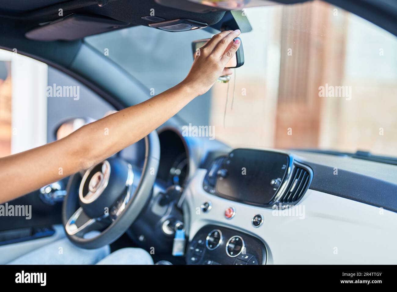 Woman touching travel insurance hi-res stock photography and images - Alamy
